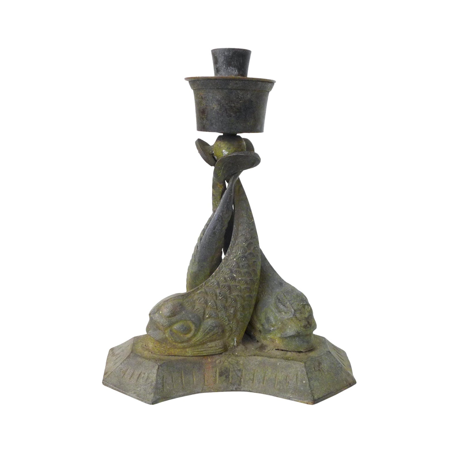 Bronze Koi Fish Candlestick – The Window