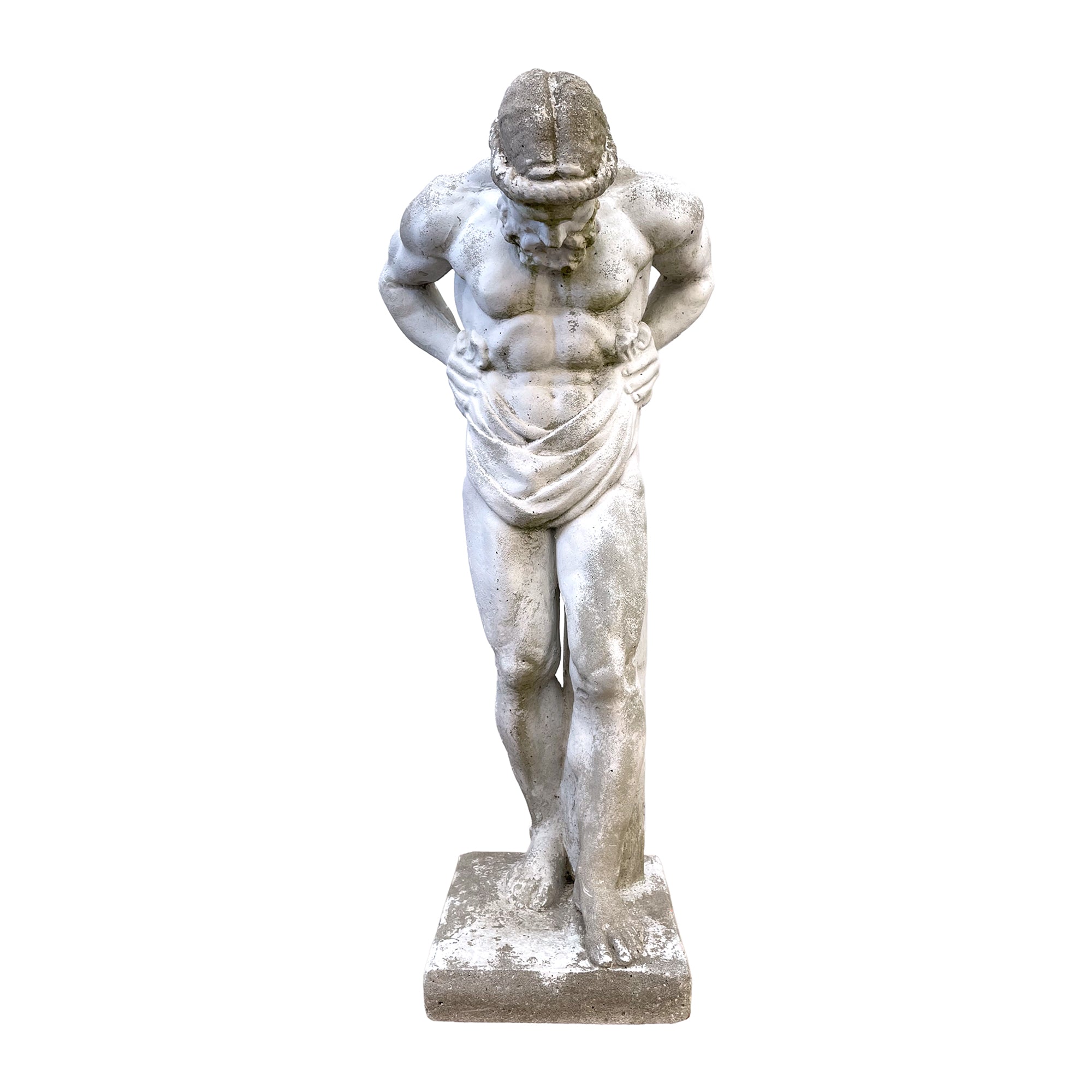 Classical Cast Stone Male Figure Garden Statue – The Window