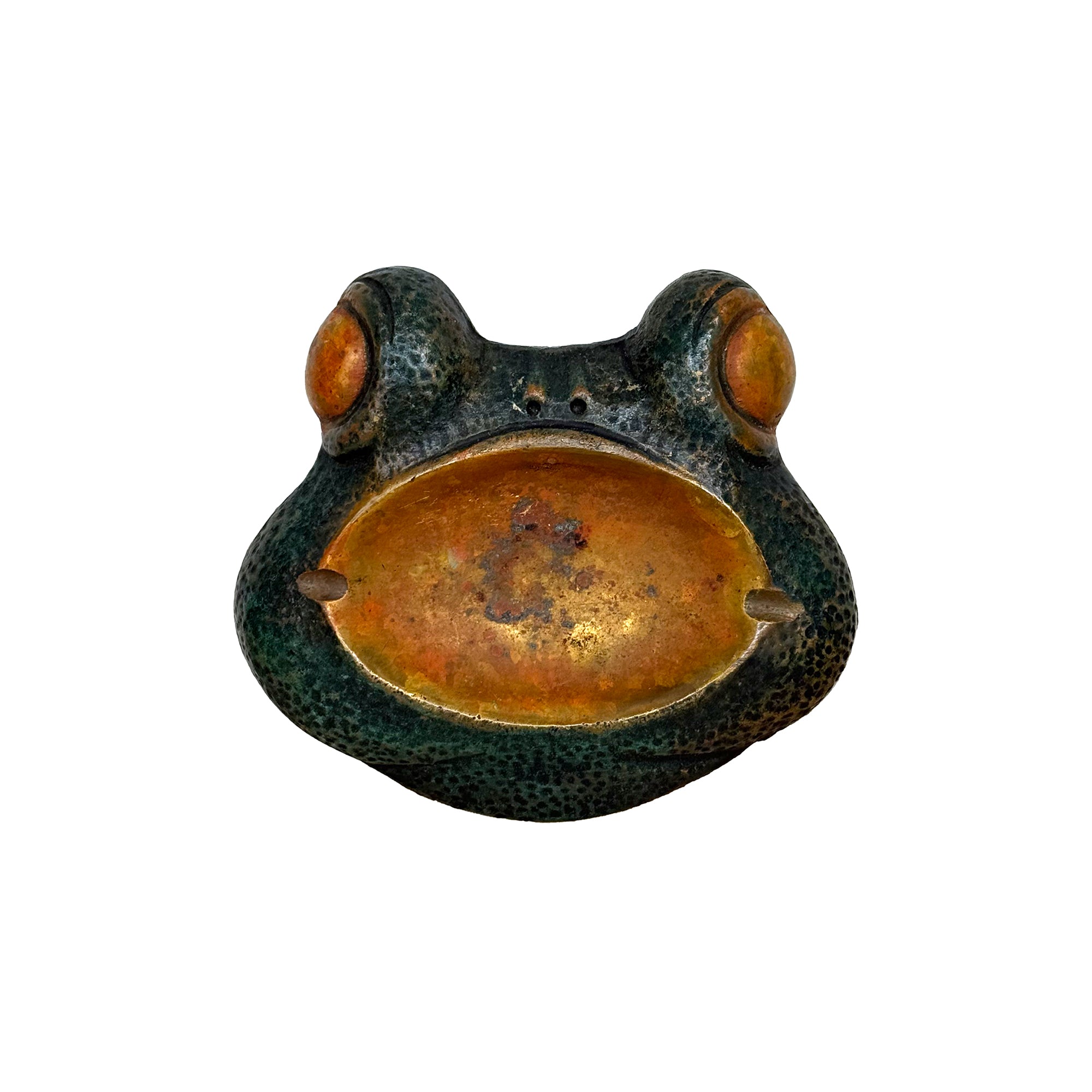 Enameled Metal Frog Ashtray – The Window