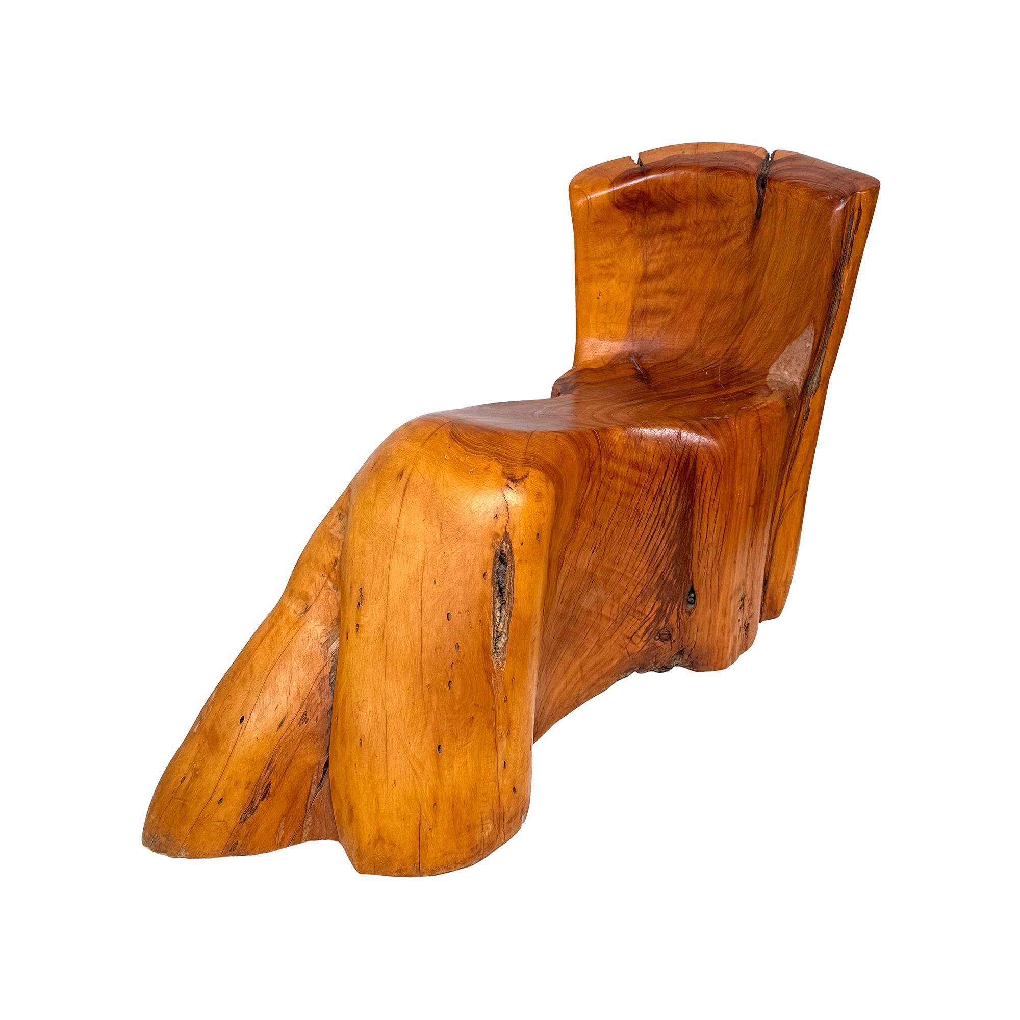 Low Organic Modern Wood Stool – The Window