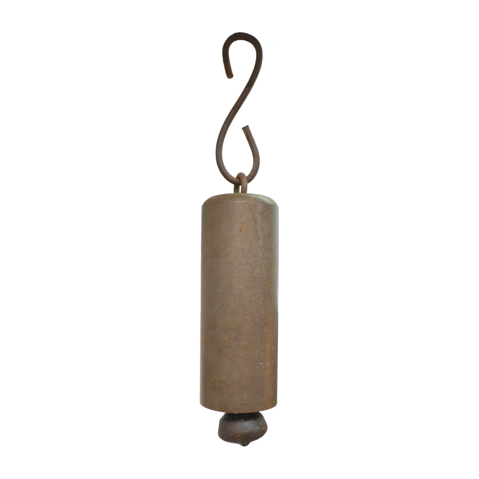 Modernist Cylindrical Iron Hanging Garden Bell – The Window